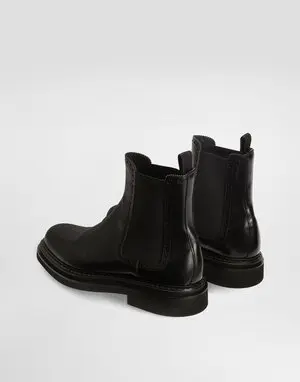 Dolce & Gabbana Brushed Calfskin Ankle Boots