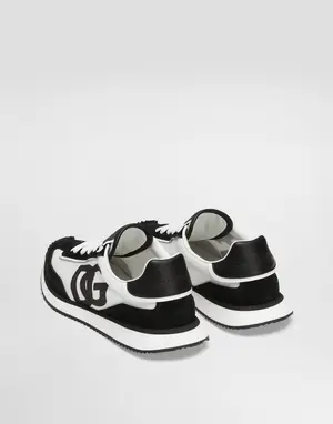 Dolce & Gabbana Mixed-material Dg Cushion Sneakers - Multicolor