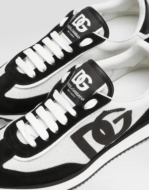 Dolce & Gabbana Mixed-material Dg Cushion Sneakers - Multicolor