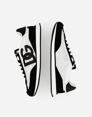 Dolce & Gabbana Mixed-material Dg Cushion Sneakers - Multicolor