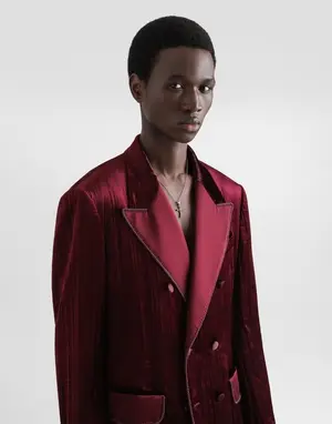 Dolce & Gabbana Double-breasted Velvet Jacket