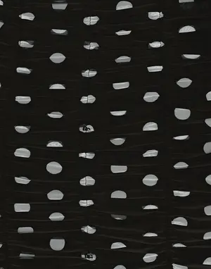 Dolce & Gabbana Tulle Calf-length Sheath Dress With Polka-dot And Draping - Print