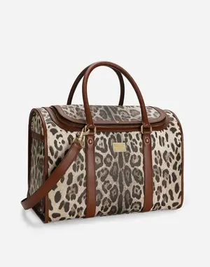 Dolce & Gabbana Leopard Dog Carrier