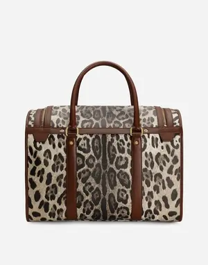 Dolce & Gabbana Leopard Dog Carrier