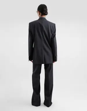 Dolce & Gabbana Silk Satin Shirt - Grey