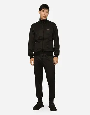 Dolce & Gabbana Technical Jersey Jogging Pants With Tag - Black