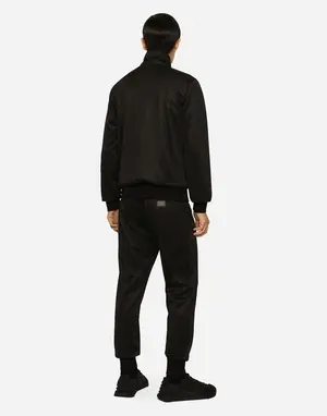 Dolce & Gabbana Technical Jersey Jogging Pants With Tag - Black