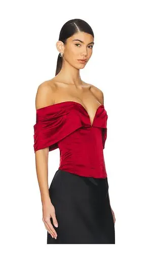 Lpa Ilaria Corset Top - Red