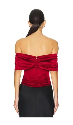 Lpa Ilaria Corset Top - Red