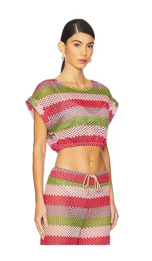 PQ Renee Crochet Crop Top