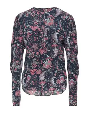 Isabel Marant Étoile Crepe Floral Print Top - Blue