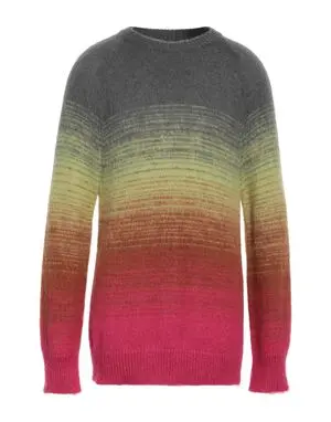 LANEUS Intarsia-knit Sweater - Grey