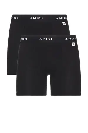 Amiri Brief Boxer 2-pack - Black