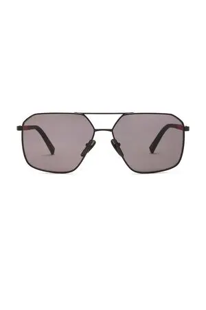 Prada Aviator Sunglasses - Matte Black