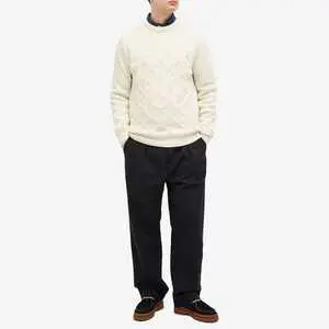 FORET Bow Cable Knit Jumper