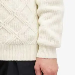 FORET Bow Cable Knit Jumper