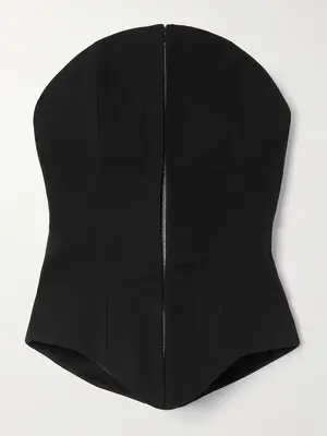 Alexander McQueen Wool Bustier Top