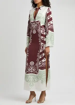 Lug Von Siga Lilah Printed Maxi Dress