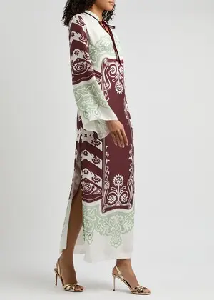 Lug Von Siga Lilah Printed Maxi Dress