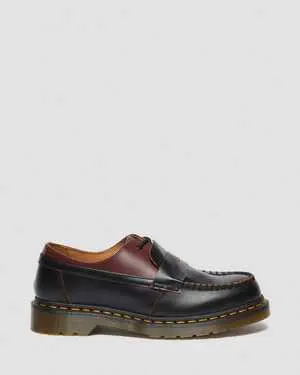 Dr. Martens 1461 / Penton Mm6 Leather Loafers - Black,Red