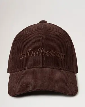 Mulberry Corduroy Baseball Cap