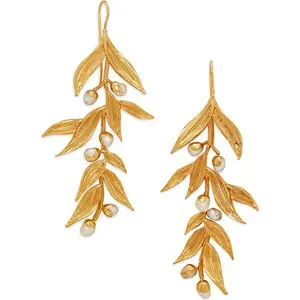 DHWANI BANSAL Isaro Chandelier Earrings - Gold Plated