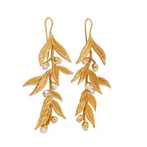 DHWANI BANSAL Isaro Chandelier Earrings - Gold Plated