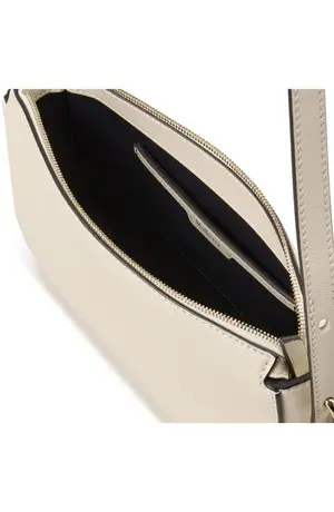Mulberry Clovelly Leather Crossbody Bag - Eggshell