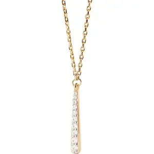 PDPAOLA Olga Zirconia Pendant Necklace - Gold