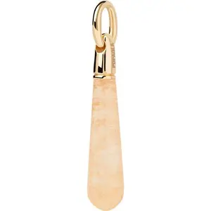 PDPAOLA Large Gemstone Drop Pendant - Yellow Aventurine