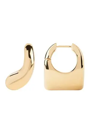 PDPAOLA Ibiza Hoop Earrings - Gold