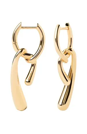 PDPAOLA Twist Hoop Earrings - Gold