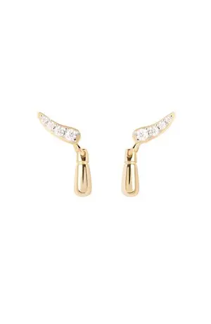PDPAOLA Kira Stud Earrings - Gold