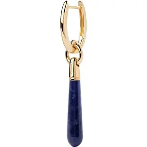 PDPAOLA Jupiter Single Hoop Earring - Sodalite