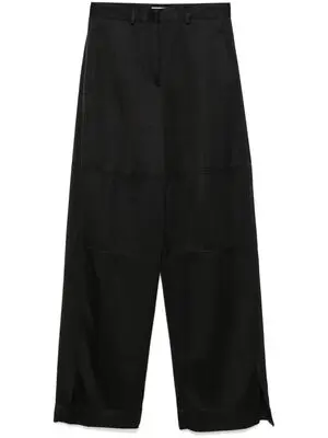 JIL SANDER Silk Twill Trousers