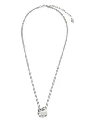FERRAGAMO Small Vara Necklace - Silver