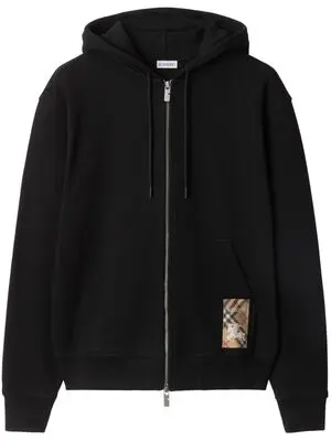 Burberry Check-label Hoodie