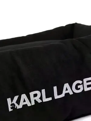 Karl Lagerfeld Logo-embroidered Dog Bed