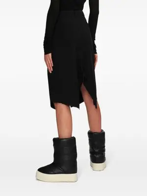 Rick Owens Raw-cut A-line Skirt