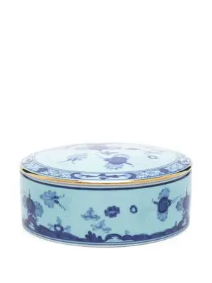 GINORI 1735 Porcelain Trinket Box - Blue