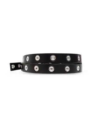Attico Leather Belt - Black