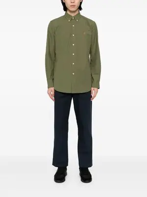 Ralph Lauren Logo Embroidered Shirt - Green