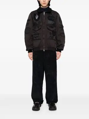 Sacai Logo Badge Bomber Jacket