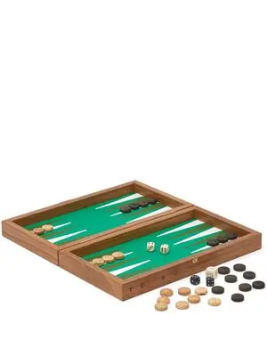 THE CONRAN SHOP Milos Travel Backgammon Set - Brown