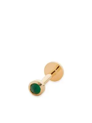 Monica Vinader 9k Yellow Mini Gem Onyx Earring