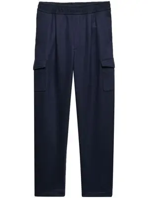 Prada Tapered Cargo Trousers - Blue