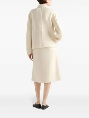 Prada Twill Midi Skirt