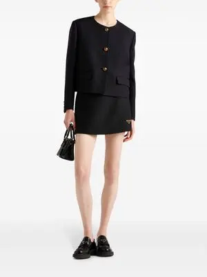 Prada Tricotine Miniskirt