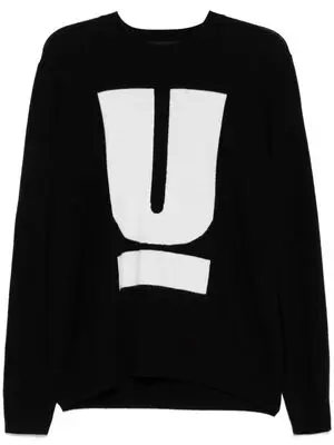 UNDERCOVERISM Logo-print Jumper - Black