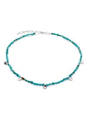 Monica Vinader Rio Beaded Turquoise Necklace - Blue